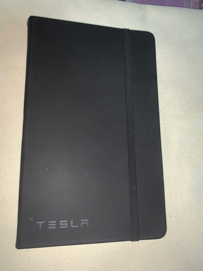 Tesla Notebook Journal (Limited Edition), Everything Else on Carousell