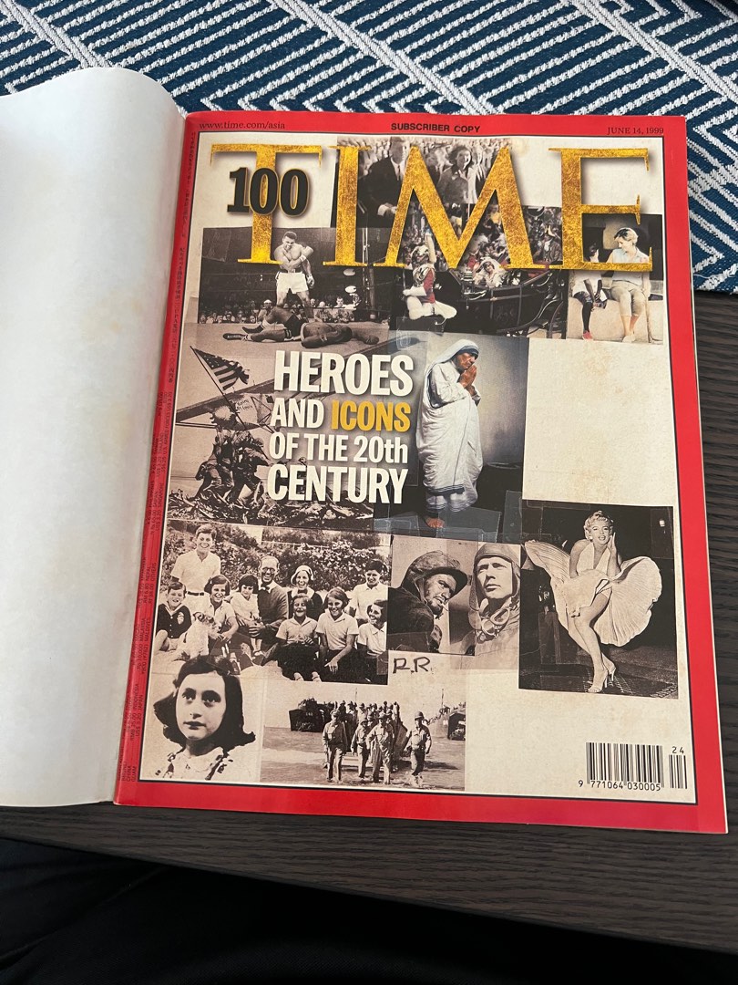 Time magazine - 100 heroes and icons of the 20th century, 興趣及遊戲, 書本 ...