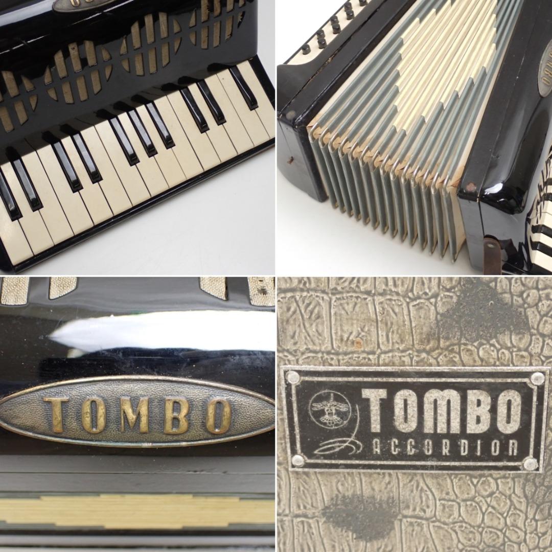 TOMBO dragonfly Accordian jenis piano hitam 25 kekunci dengan sarung ...