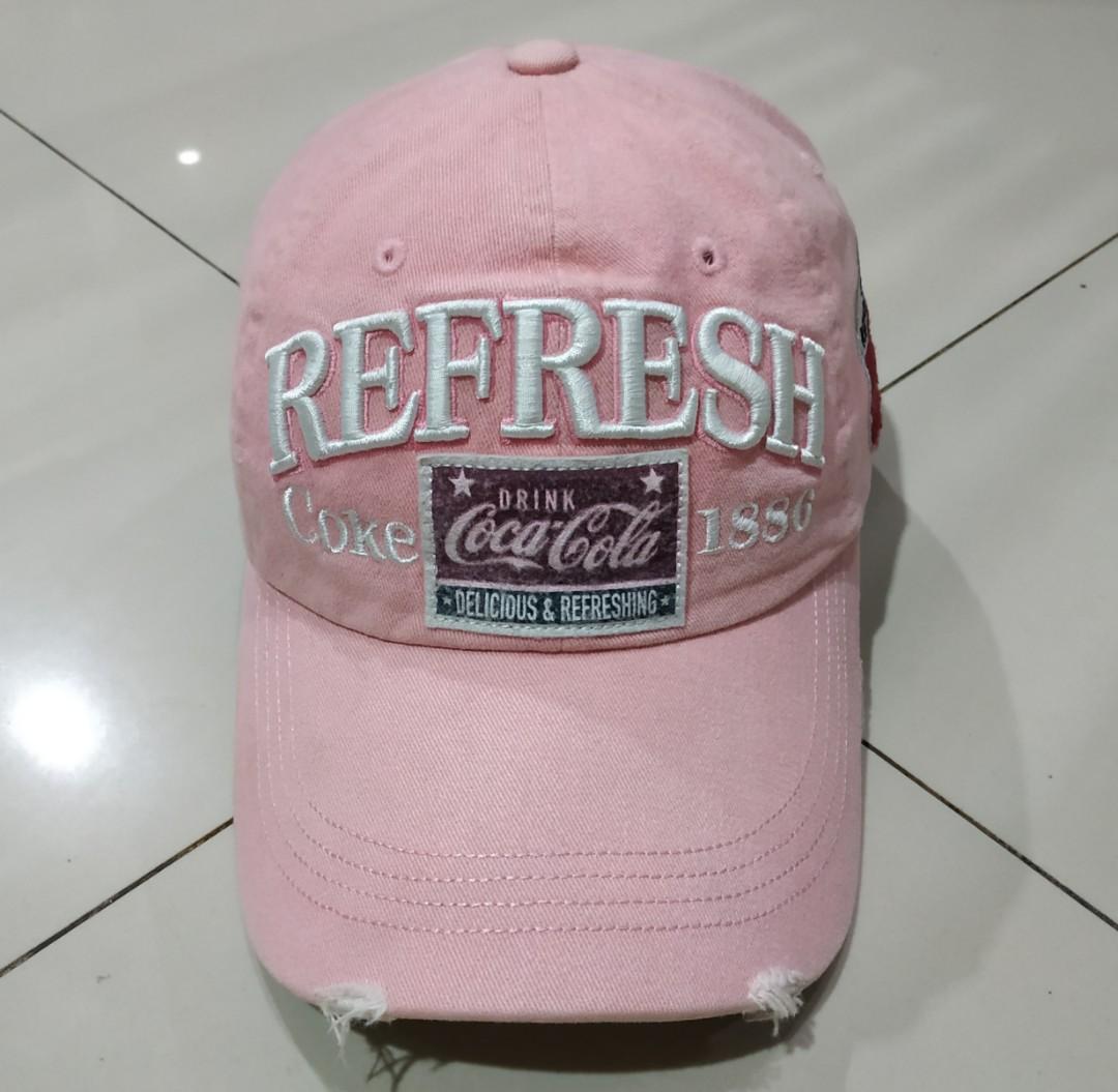 Topi Coca-Cola Full Tag, Fesyen Wanita, Aksesoris di Carousell