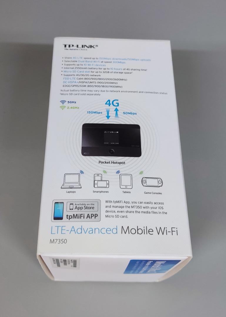 TP-LINK 4G LTE Mobile Pocket WiFi Router M7350, 電腦＆科技, 電腦周邊及配件, Wifi及上網 ...