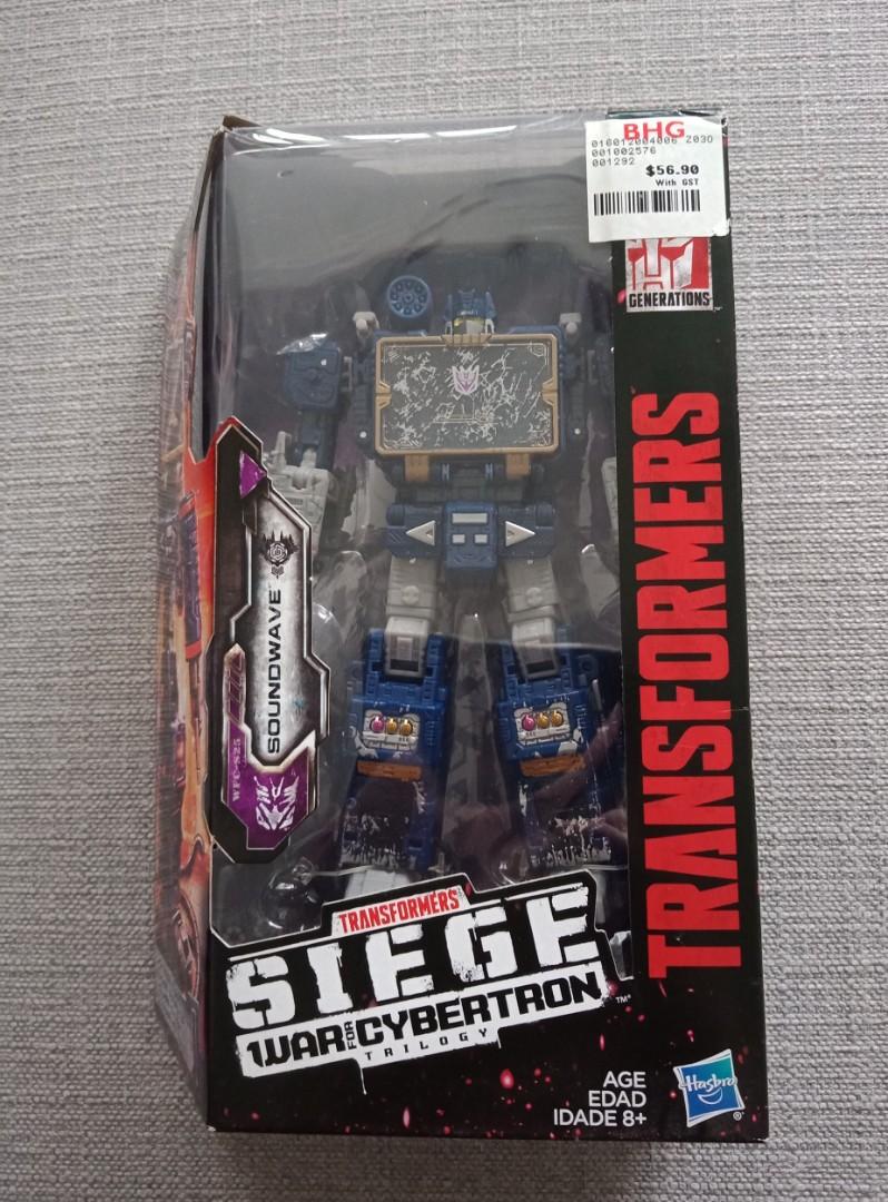Transformer siege soundwave, Hobbies & Toys, Toys & Games on Carousell
