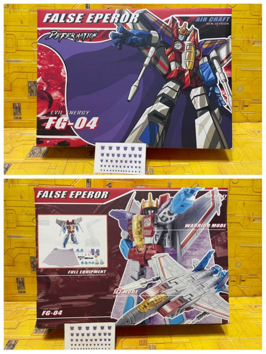 Transformers Jinbao Evil Energy - FG-04 FG04 False Eperor (aka King Starscream )(MISB) plus One ...