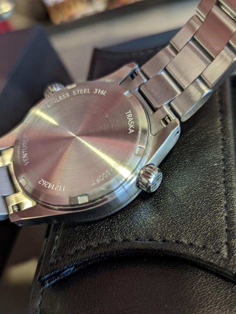 Traska Venturer Steel Blue (Like New), Luxury, Watches on Carousell
