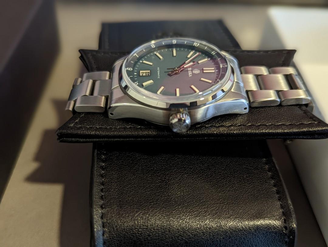 Traska Venturer Steel Blue (Like New), Luxury, Watches on Carousell