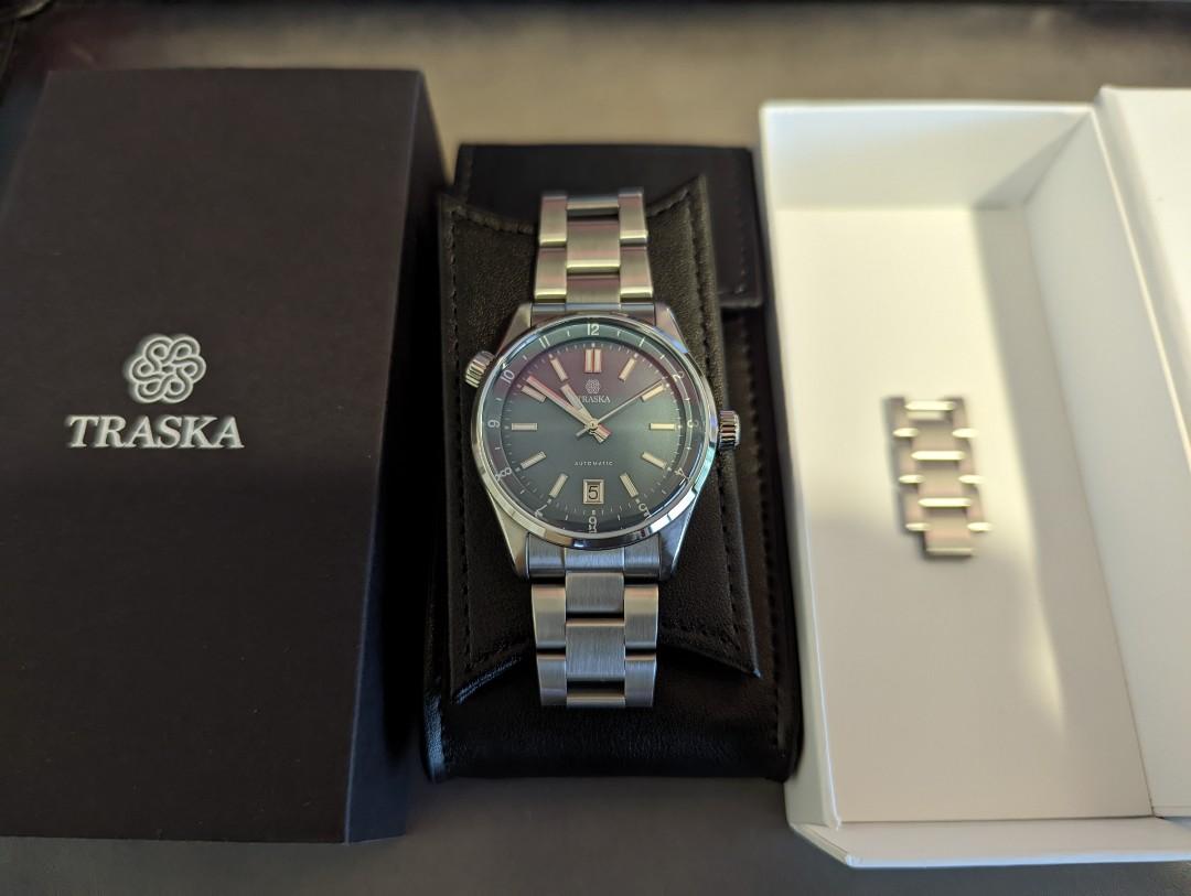 Traska Venturer Steel Blue (Like New), Luxury, Watches on Carousell