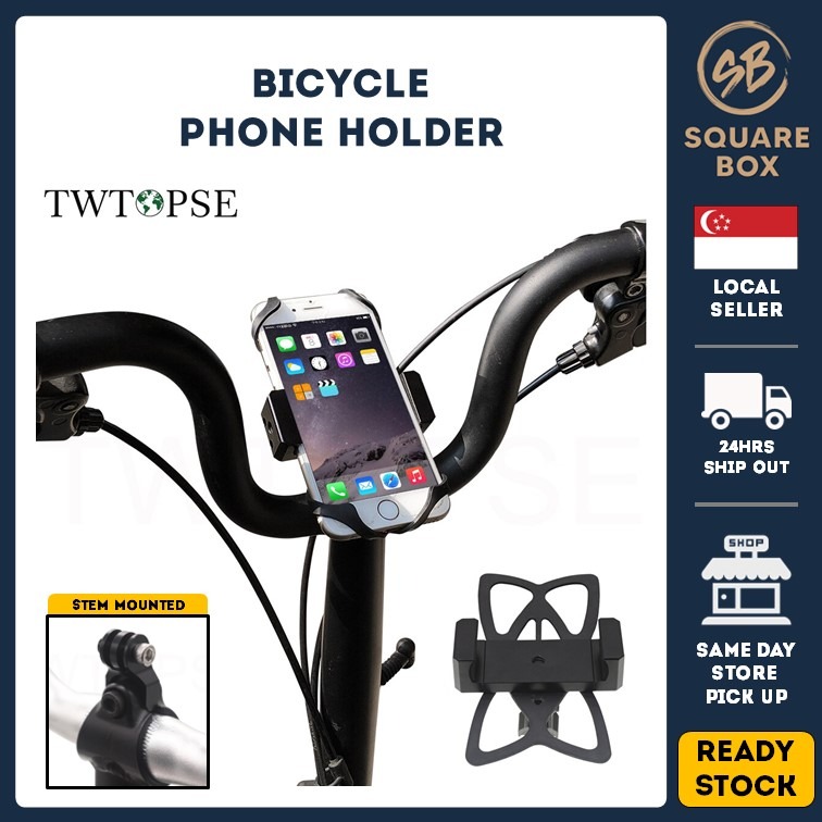 TWTOPSE Bicycle Phone Holder For Brompton Folding Bike Phone Mount ...