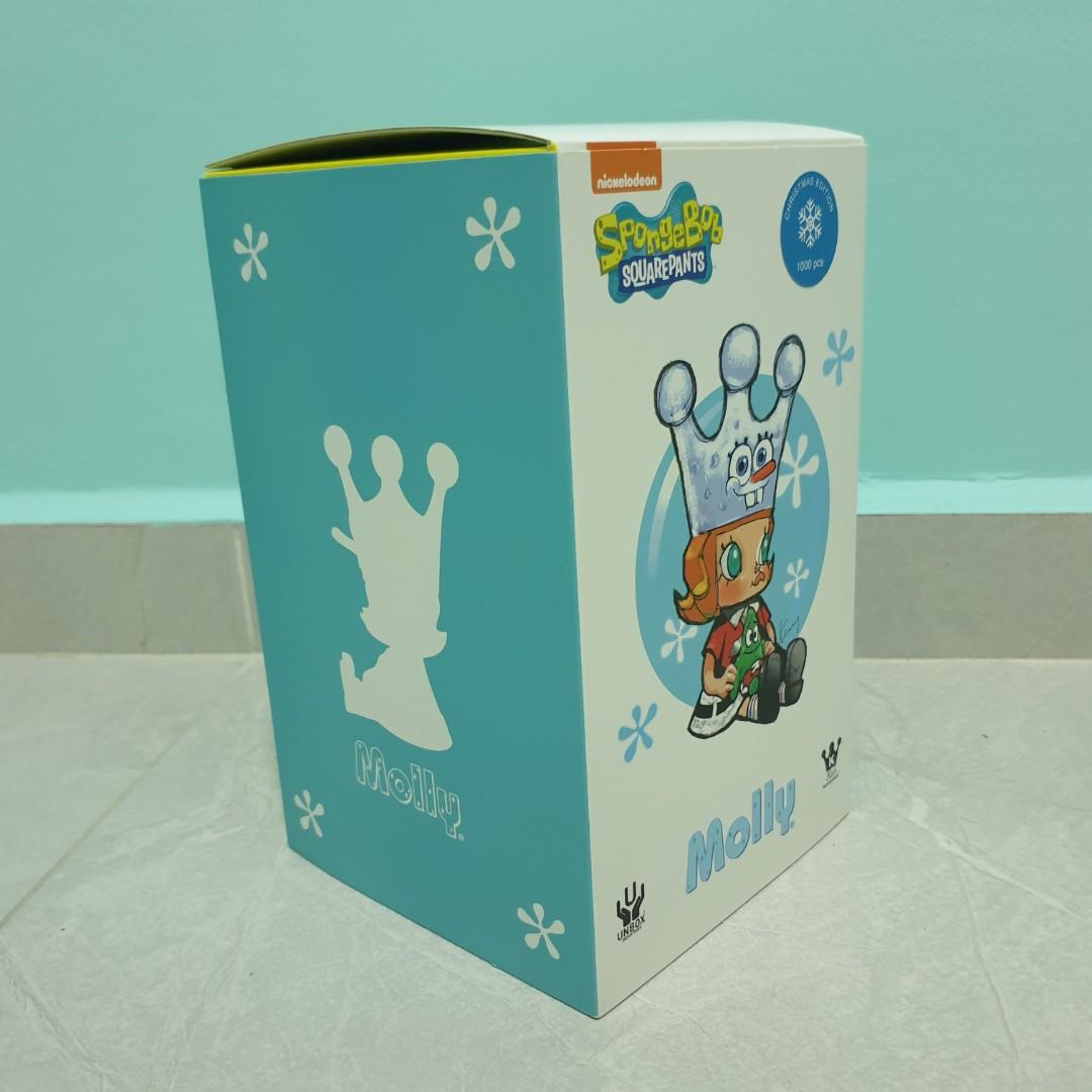 WTT/ WTS Unbox Industries Molly Spongebob Squarepants Nickelodeon Christmas Limited Edition ...