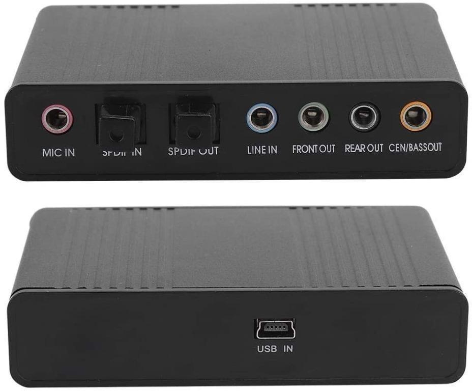 USB Audio Controller External Sound Card Audio Adapter for Karaoke ...