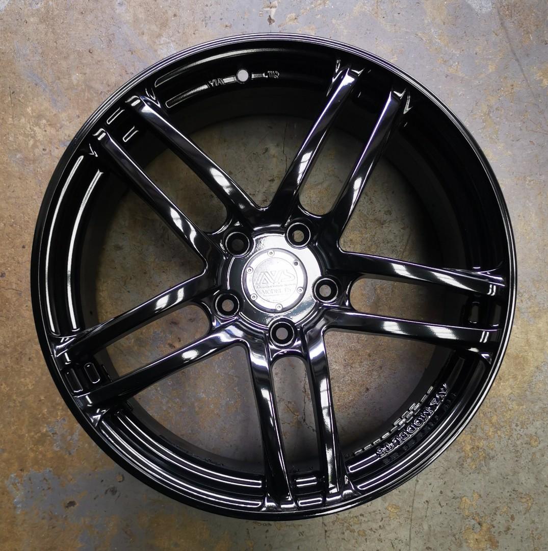Used 18" Original Advan AVS Rims, Car Accessories, Tyres & Rims on ...
