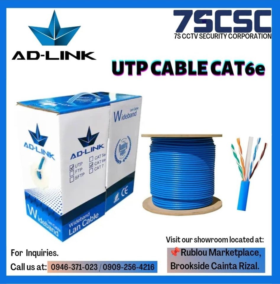 UTP Cable CAT6e, Furniture & Home Living, Security & Locks, Security ...