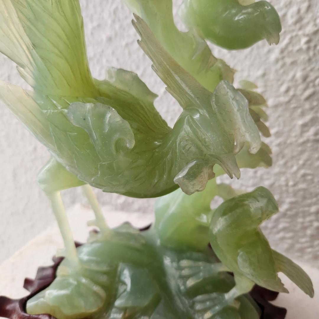 Vintage chinese jade stone Phoenix, Hobbies & Toys, Memorabilia ...