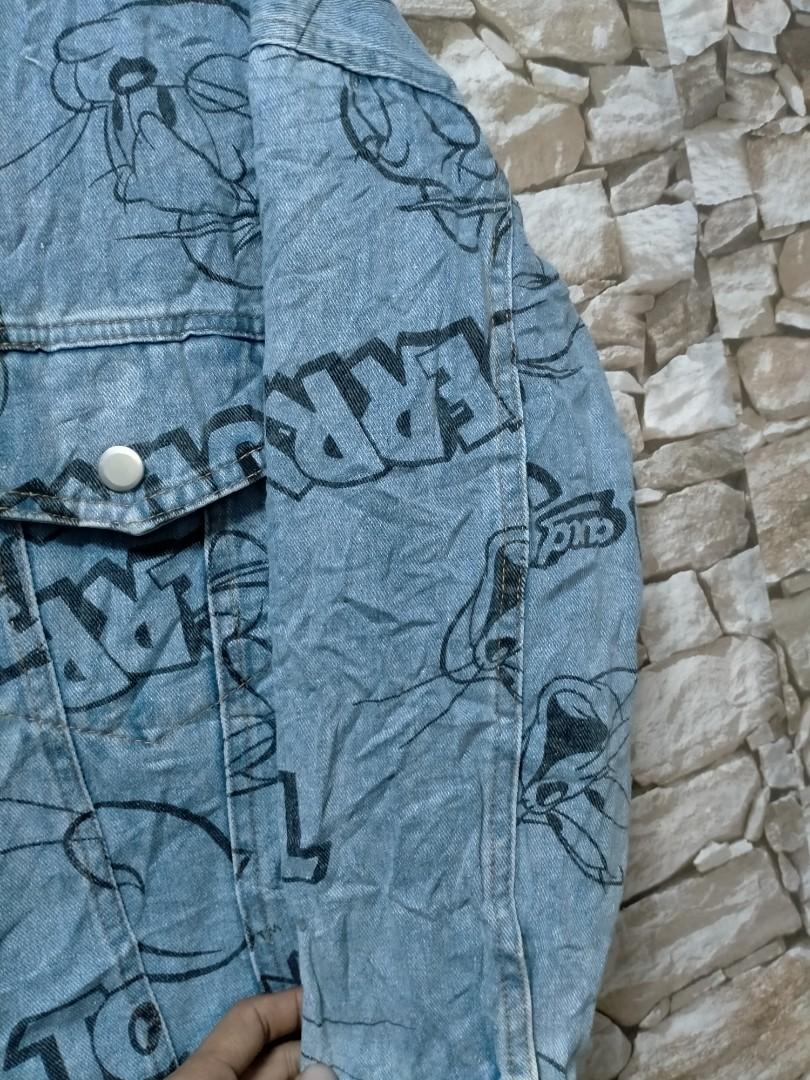 Vintage Tom and Jerry AOP denim jacket, Men's Fashion, Coats, Jackets ...