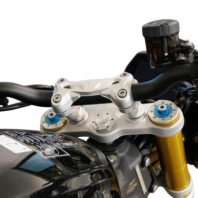 VOIGT | Handlebar Riser 30mm High with 20mm Offset for TRIUMPH Speed ...