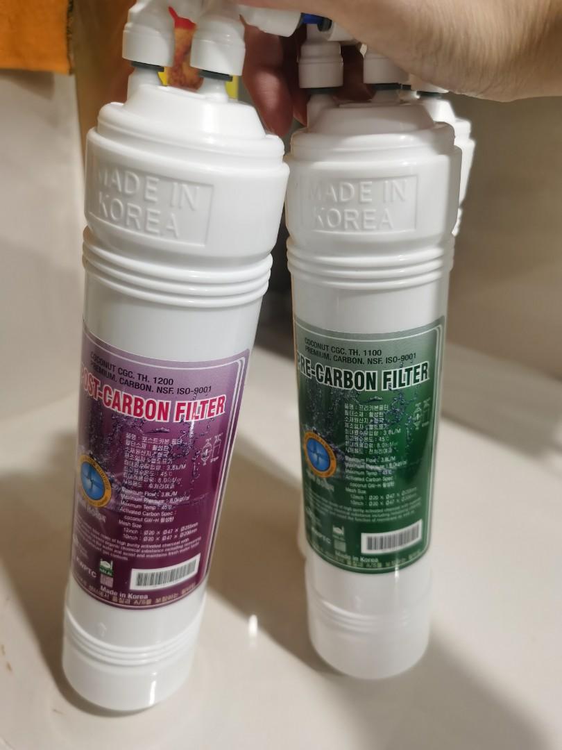 Water filter pre-carbon filter post carbon filter sediment filter, TV ...