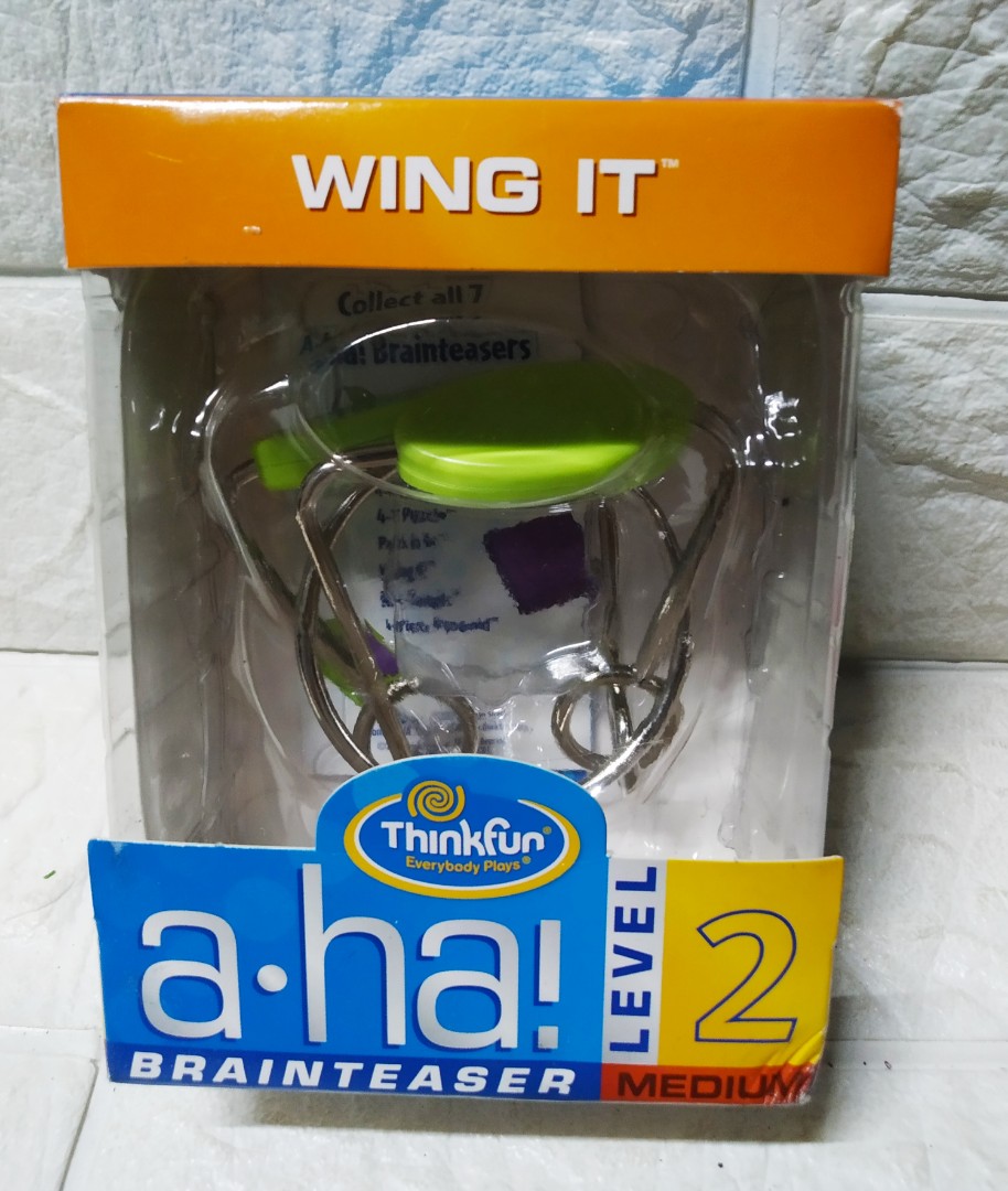 WING IT A-HA BRAINTEASER CHALLENGE PUZZLE, Hobbies & Toys, Toys & Games ...