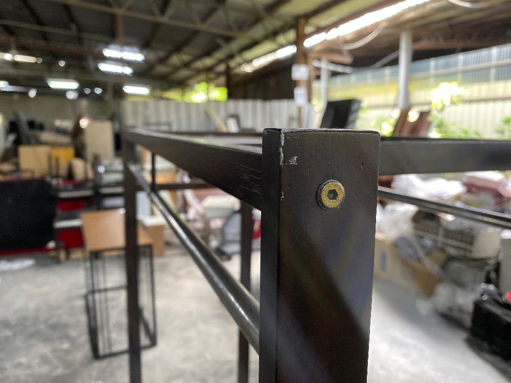 Wooden Cloth Rack with Wheels / Rak Kain Kayu dengan Roda, Furniture ...