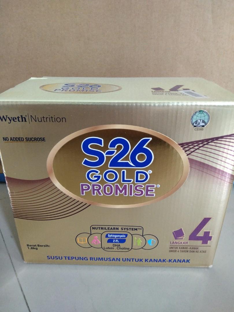 Wyeth S26 Gold Promise Step 4 Milk Powder 1.8kg, Babies & Kids, Nursing ...