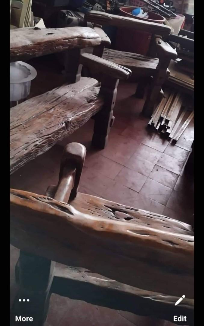Yakal chairs and tables, Furniture & Home Living, Outdoor Furniture on ...