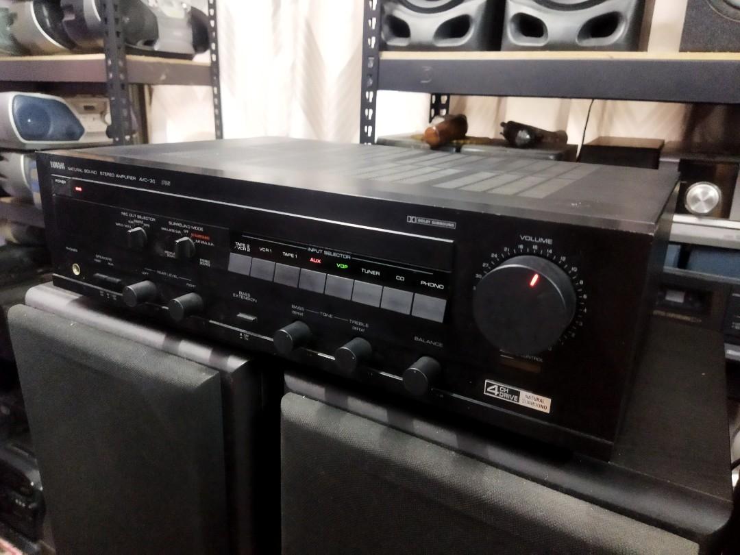 Yamaha Stereo Amplifier AVC-30, Audio, Soundbars, Speakers & Amplifiers on Carousell
