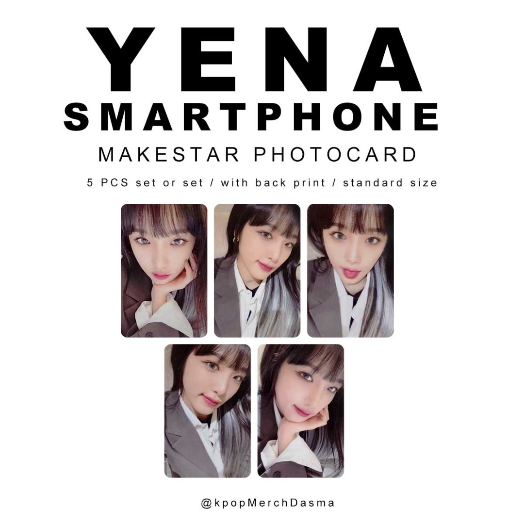YENA SMARTPHONE MAKESTAR Photocards, Hobbies & Toys, Memorabilia ...