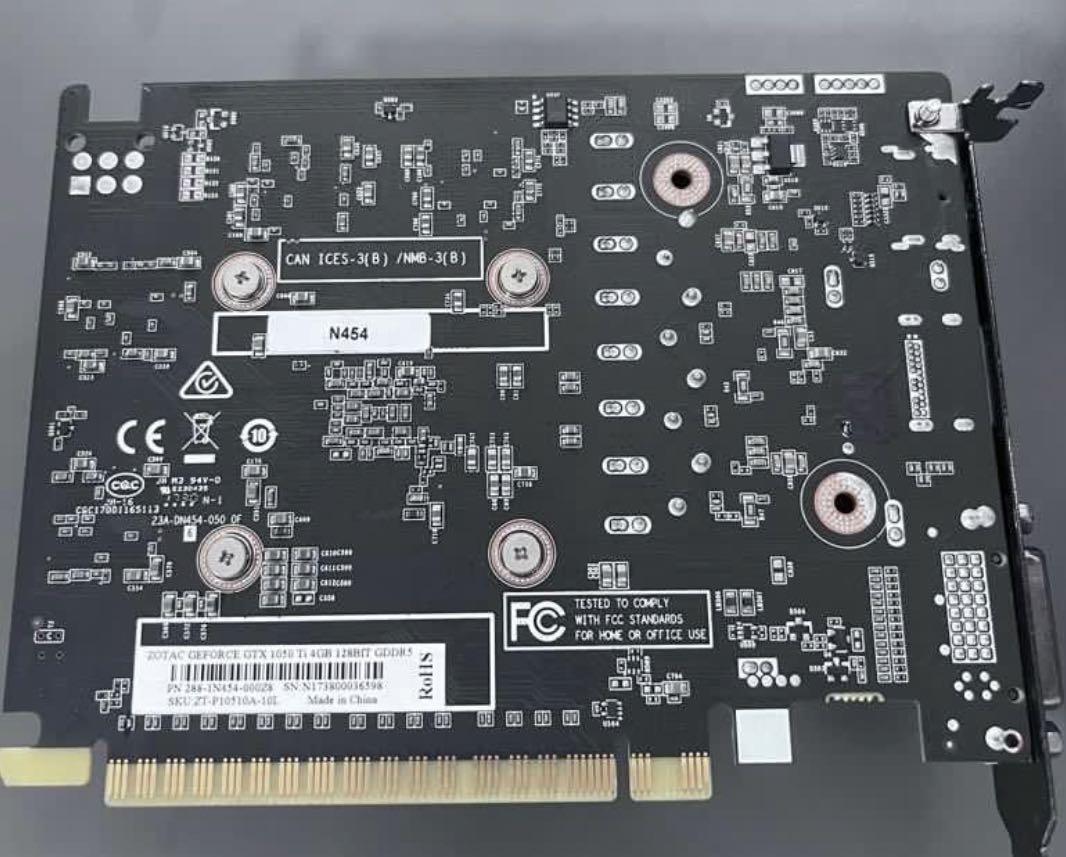 ZOTAC 4GB GTX 1050 Ti Mini, Computers & Tech, Parts & Accessories ...