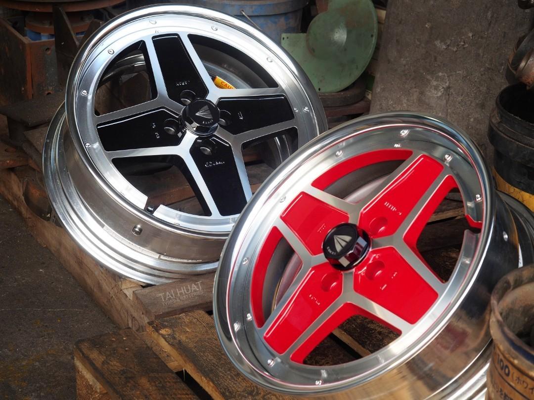16" 17" Enkei APACHE 2 Neo 4x100 Japan rims classic wheels, Car ...