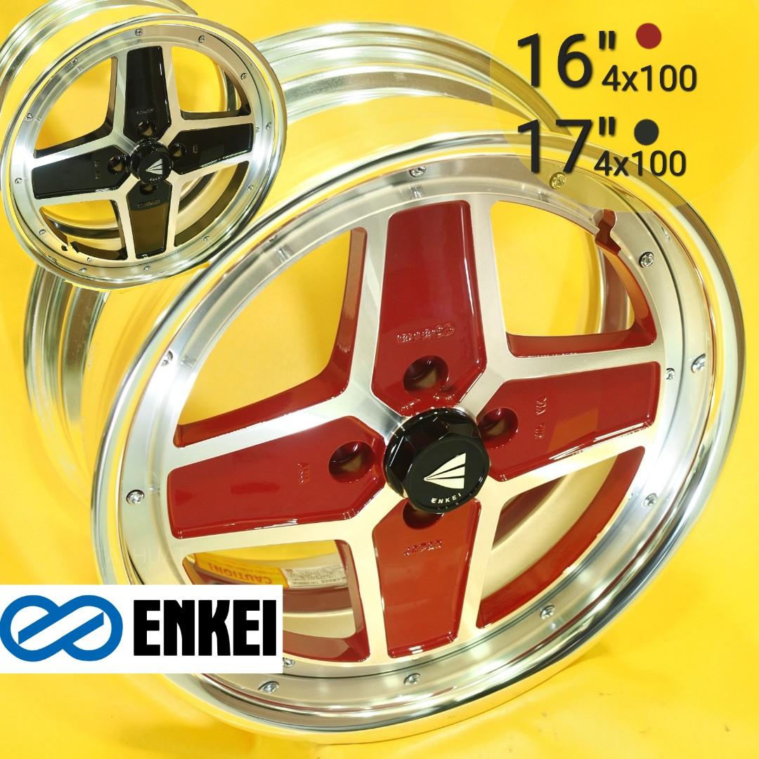 16" 17" Enkei APACHE 2 Neo 4x100 Japan rims classic wheels, Car ...