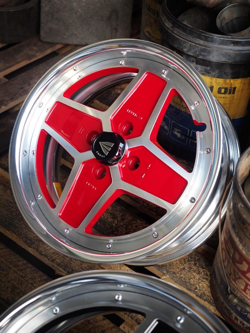 16" 17" Enkei APACHE 2 Neo 4x100 Japan rims classic wheels, Car ...