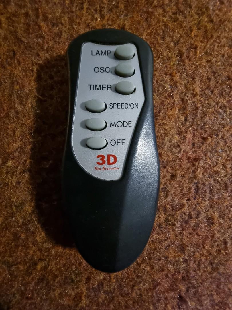 3D Fantasy Stand Fan, Furniture & Home Living, Lighting & Fans, Fans on ...