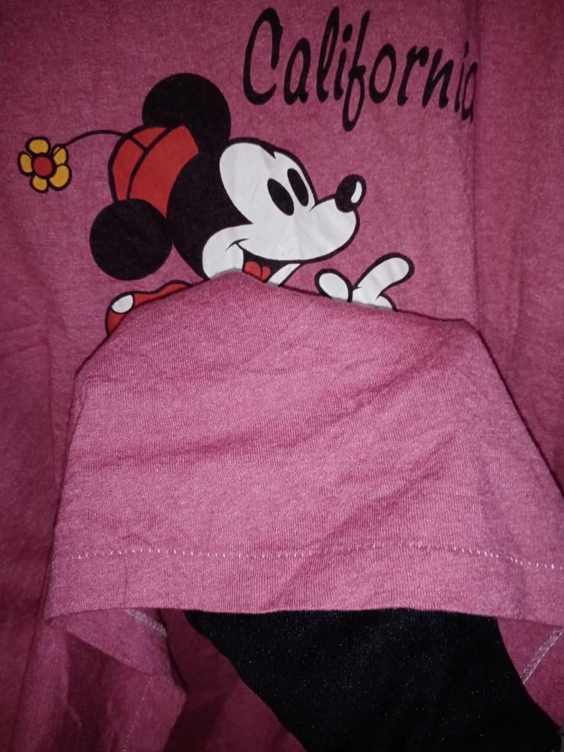 80's Minnie Mouse pink ringer tee, Women's Fashion, Tops, Shirts on ...
