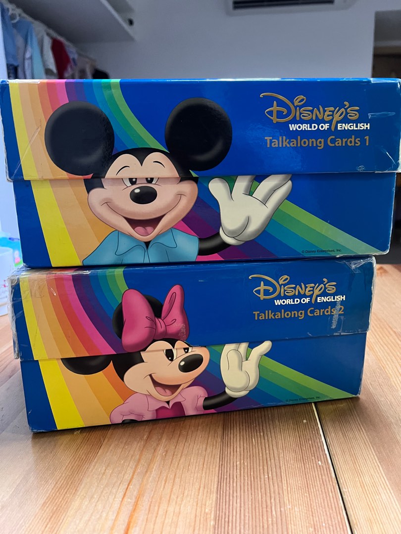 迪士尼美語 Dwe Talkalong Card 英文字卡 Disney World Of English 興趣及遊戲 書本 And 文具 小朋友書 Carousell