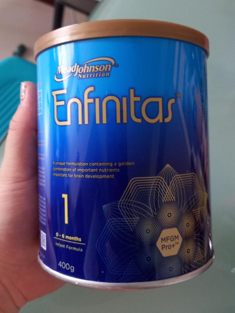 美贊臣 Enfinitas 1號 奶粉 400g, 兒童＆孕婦用品, 護理及餵哺, 護理及餵哺 - 母乳及奶瓶 - Carousell