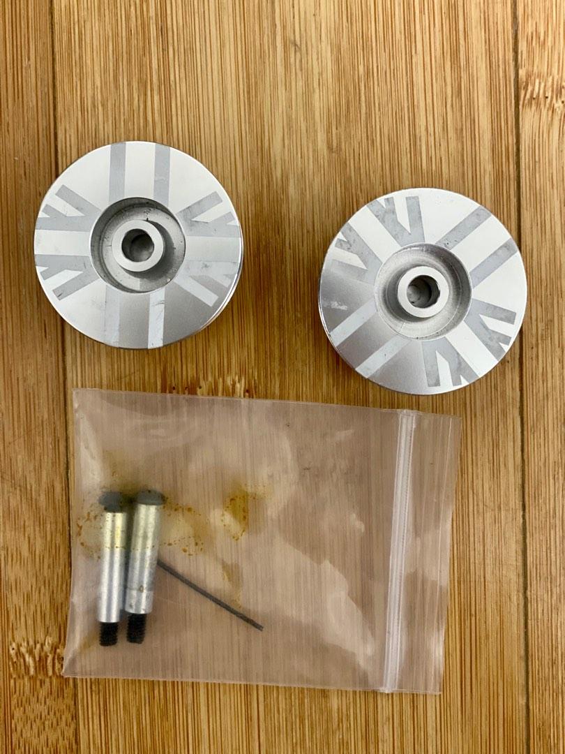 Aceoffix Jockey Wheels (Silver - union flag), Sports Equipment ...