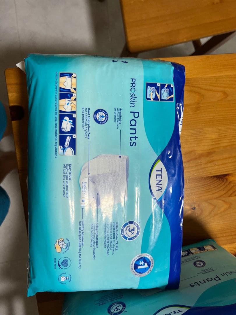 Adult diapers Tena proskin pants, Health & Nutrition, Assistive & Rehabilatory Aids, Adult ...