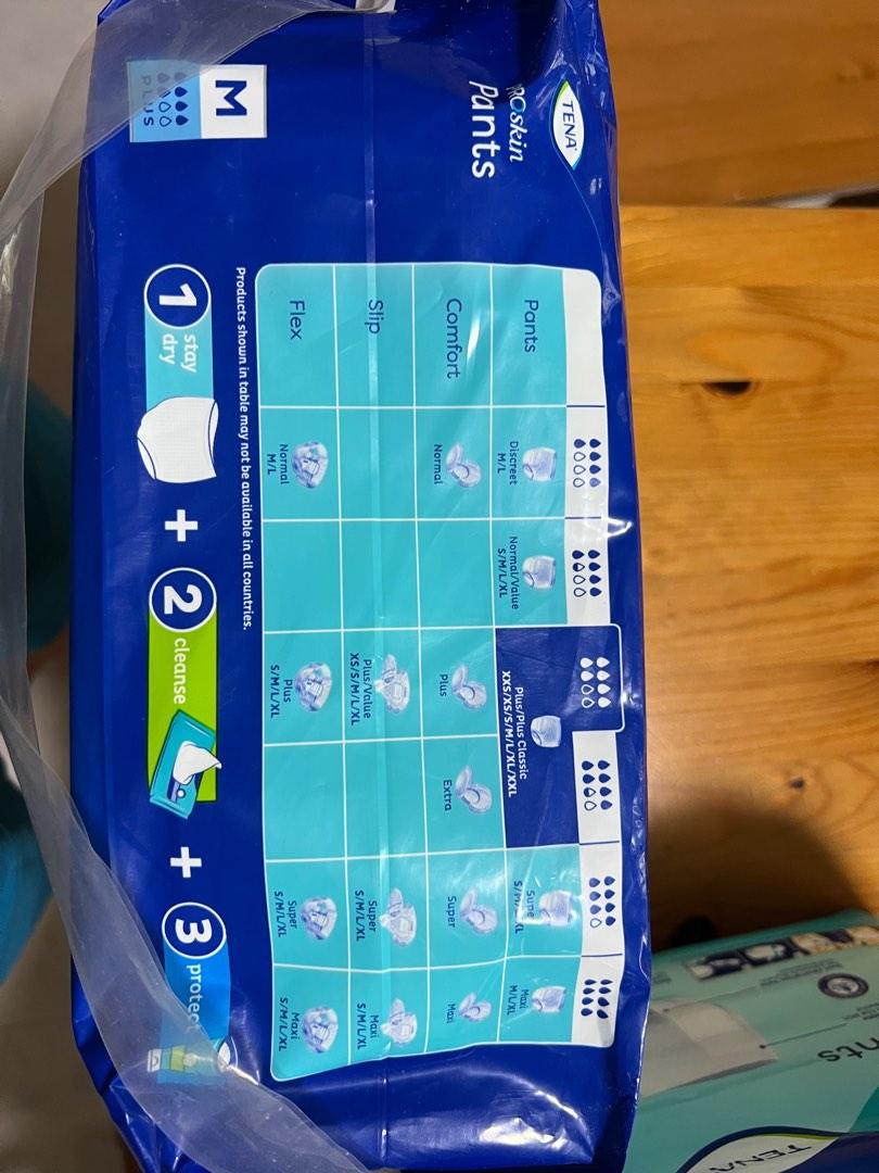 Adult diapers Tena proskin pants, Health & Nutrition, Assistive & Rehabilatory Aids, Adult ...