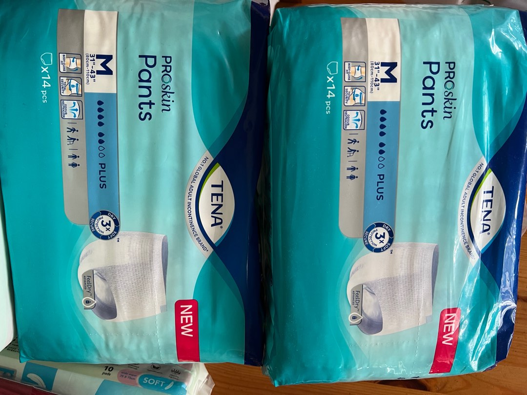 Adult diapers Tena proskin pants, Health & Nutrition, Assistive & Rehabilatory Aids, Adult ...