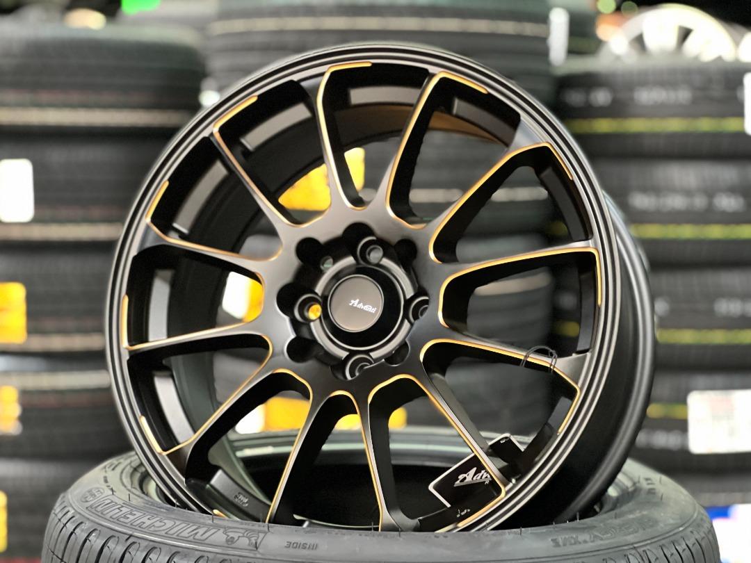 ADVANTI RACING PARRALAX 16 4x100/4x114.3 MYVI ALZA CITY VIOS JAZZ YARIS ...