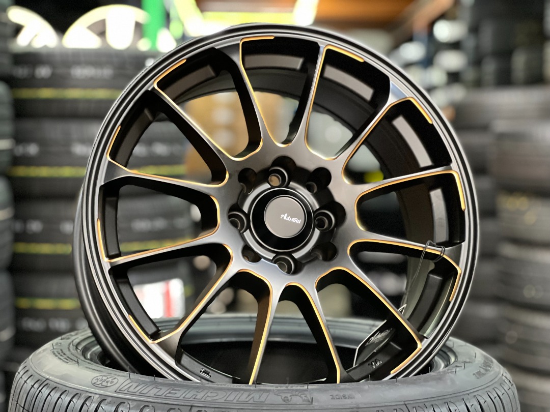 ADVANTI RACING PARRALAX 16 4x100/4x114.3 MYVI ALZA CITY VIOS JAZZ YARIS ...