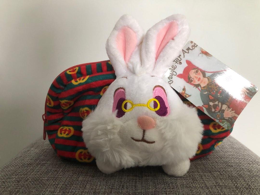 [Set] Alice in Wonderland White Rabbit Backpack/Cosmetic pouch/Pouch ...