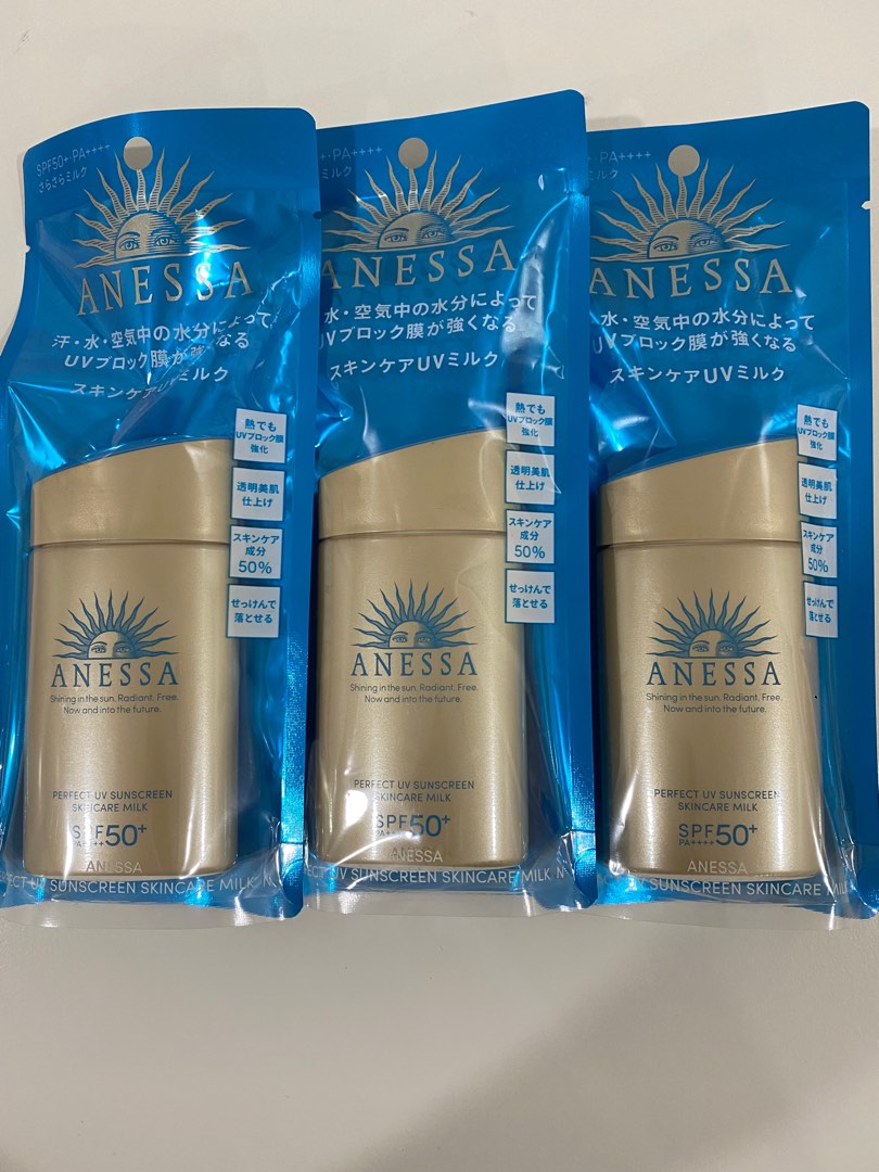 Anessa Perfect UV Sunscreen Milk, Beauty & Personal Care, Face, Face ...