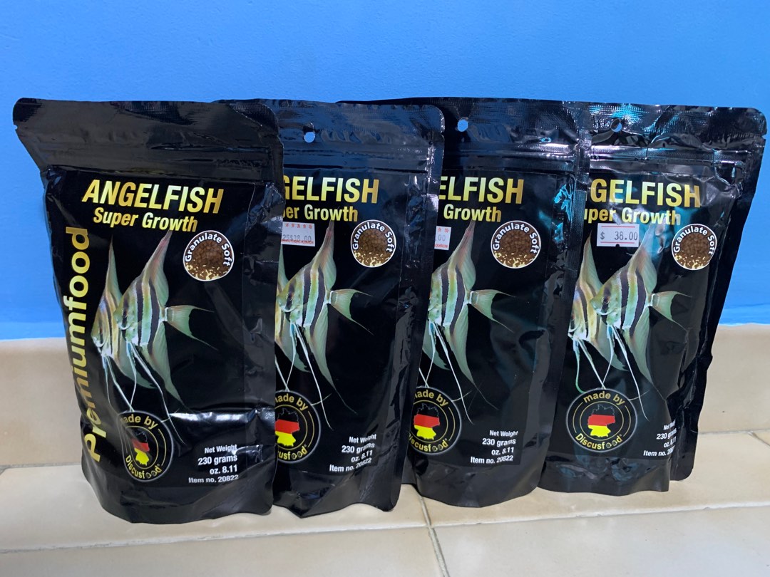 Angelfish Super Growth 230 grams, Pet Supplies, Pet Food on Carousell