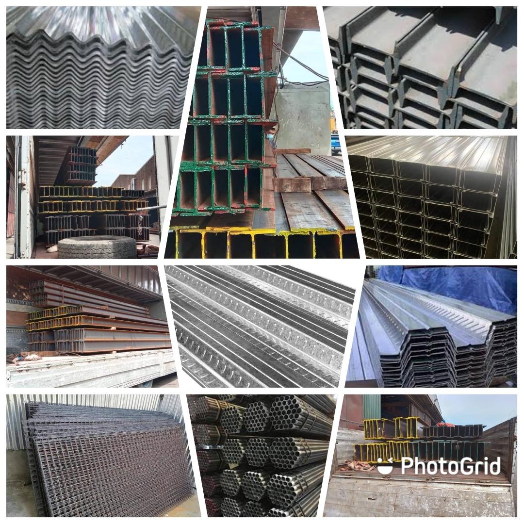ANGLE BAR,TUBULAR, MS PLATE, I BEAM, H BEAM, C PURLINS, C CHANNEL ...