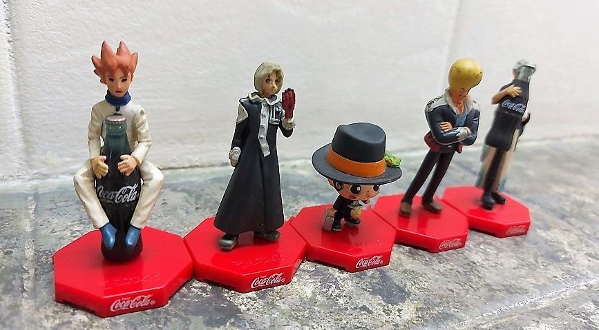 Anime Mixed Set Figure COCA-COLA Collabo (One Piece Naruto Bleach) Lot ...