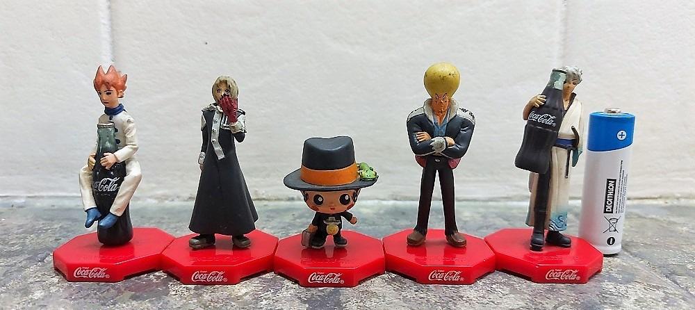 Anime Mixed Set Figure COCA-COLA Collabo (One Piece Naruto Bleach) Lot ...
