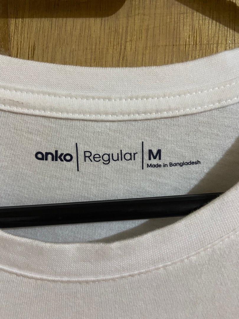 Anko White Shirt, Men's Fashion, Tops & Sets, Tshirts & Polo Shirts on Carousell