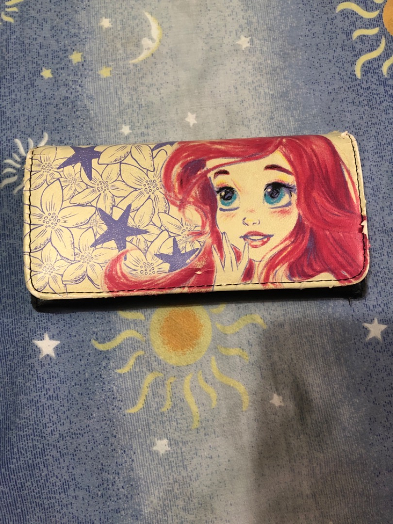 Ariel The Little Mermaid Long Wallet, Women's Fashion, Bags & Wallets ...