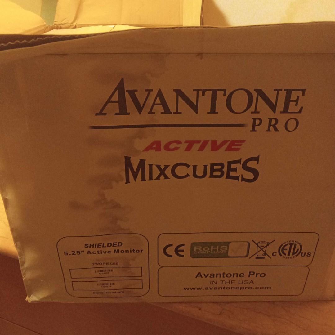 全新 / Avantone Active Mixcube 黑色 一對 5.25吋 主動式 近場 監聽 喇叭 音響 全音域 全頻 (5c 可參考 ...
