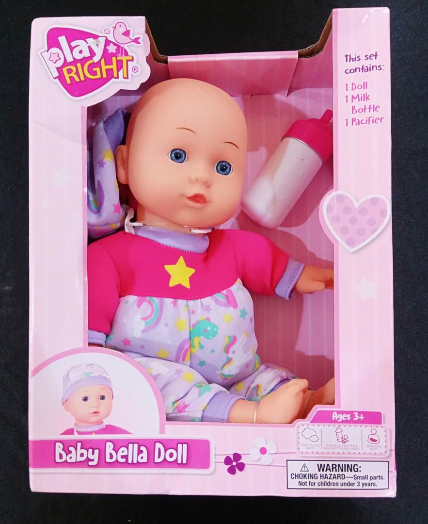 Baby Doll Bella with bottle and Pacifier, Hobbies & Toys, Toys & Games ...
