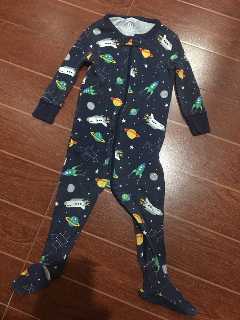 Baby Outer Space Overall Onesie 12-18mos, Babies & Kids, Babies & Kids ...